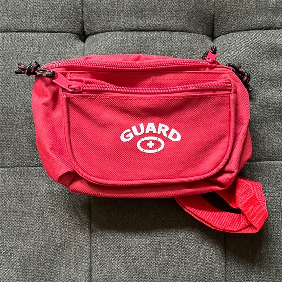 Bags | Nwt Red Lifeguard Fanny Pack Whistle With Lanyard Equipment Set ...